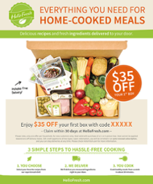 New Print Advertiser – HelloFresh! – The Print Observer – Newspaper ...